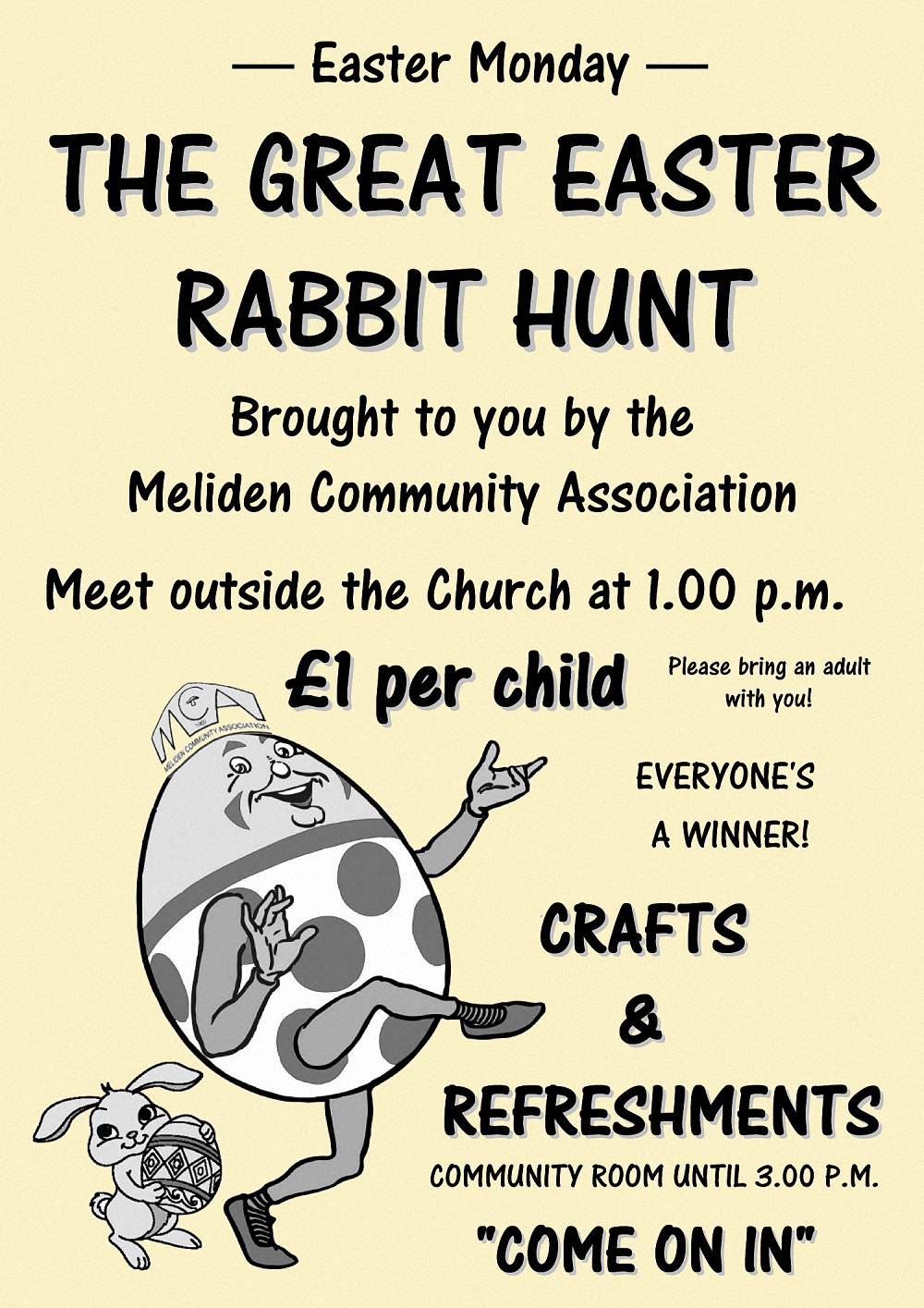 Easter in Meliden Village Hall 2022 - Meliden Community Association